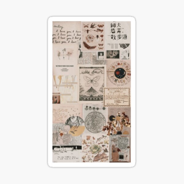"Retro Collage" Sticker for Sale by StephanieTees | Redbubble