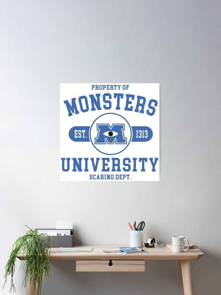 "Monsters University Student" Poster by TheMysterySackk | Redbubble