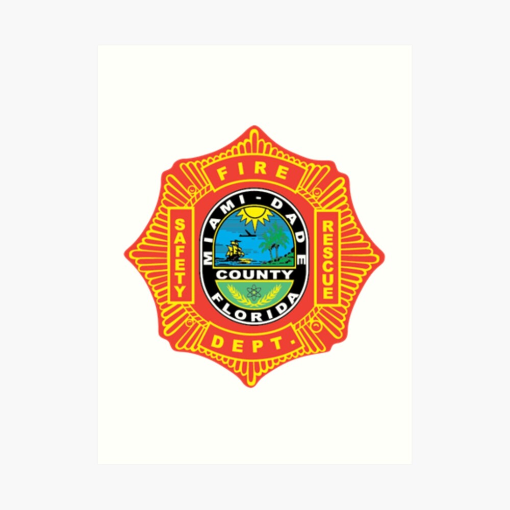 Miami Fire Department Logo Miami Department Of Fire Rescue