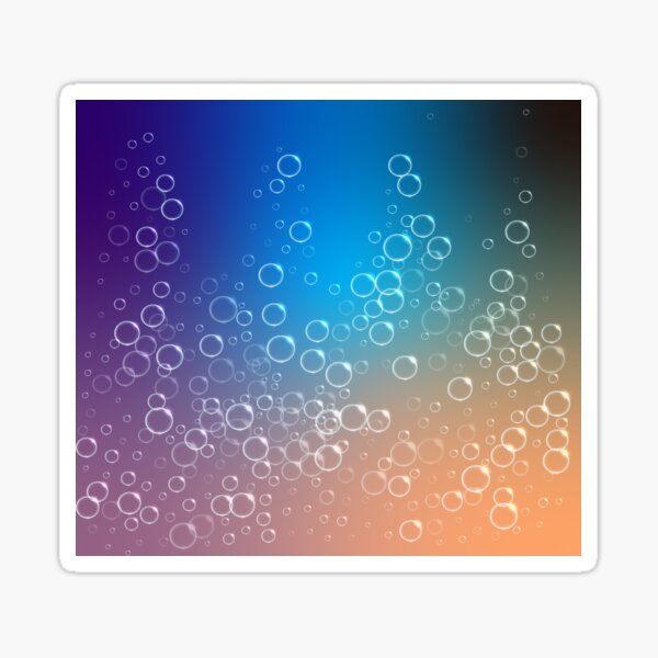 "Soap bubbles colorful beautiful design" Sticker by Brinax | Redbubble
