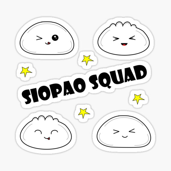 "Siopao Squad" Sticker for Sale by MrsCathyLynn | Redbubble
