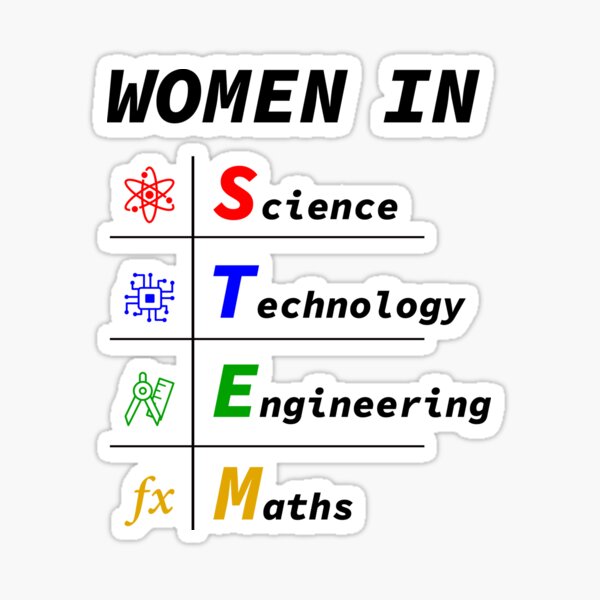 "Women In STEM, Women In Tech, Woman in Science Technology Engineering ...