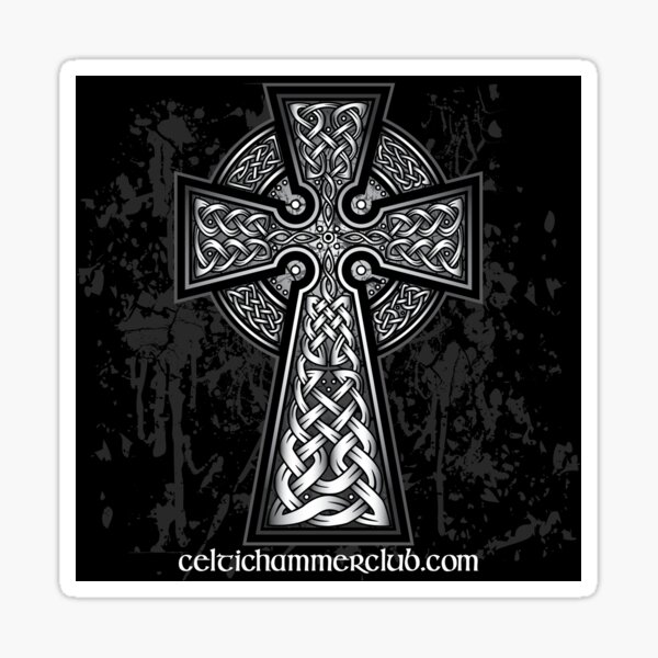 "Celtic Cross" Sticker for Sale by celthammerclub | Redbubble