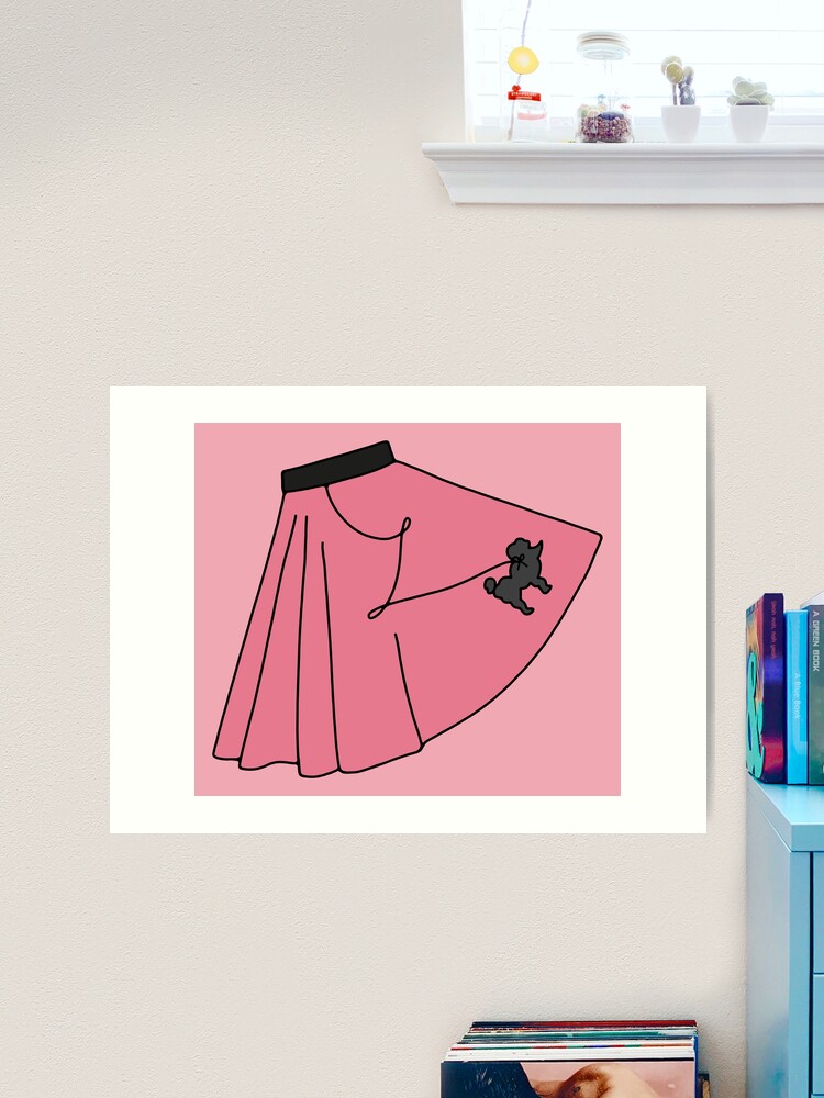 Poodle Skirt Coloring Page