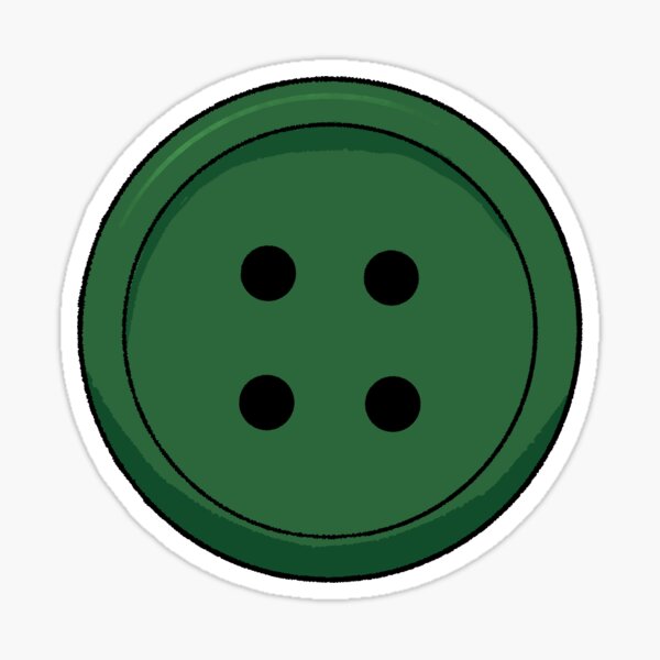 "Button" Sticker for Sale by PastelDumpster | Redbubble