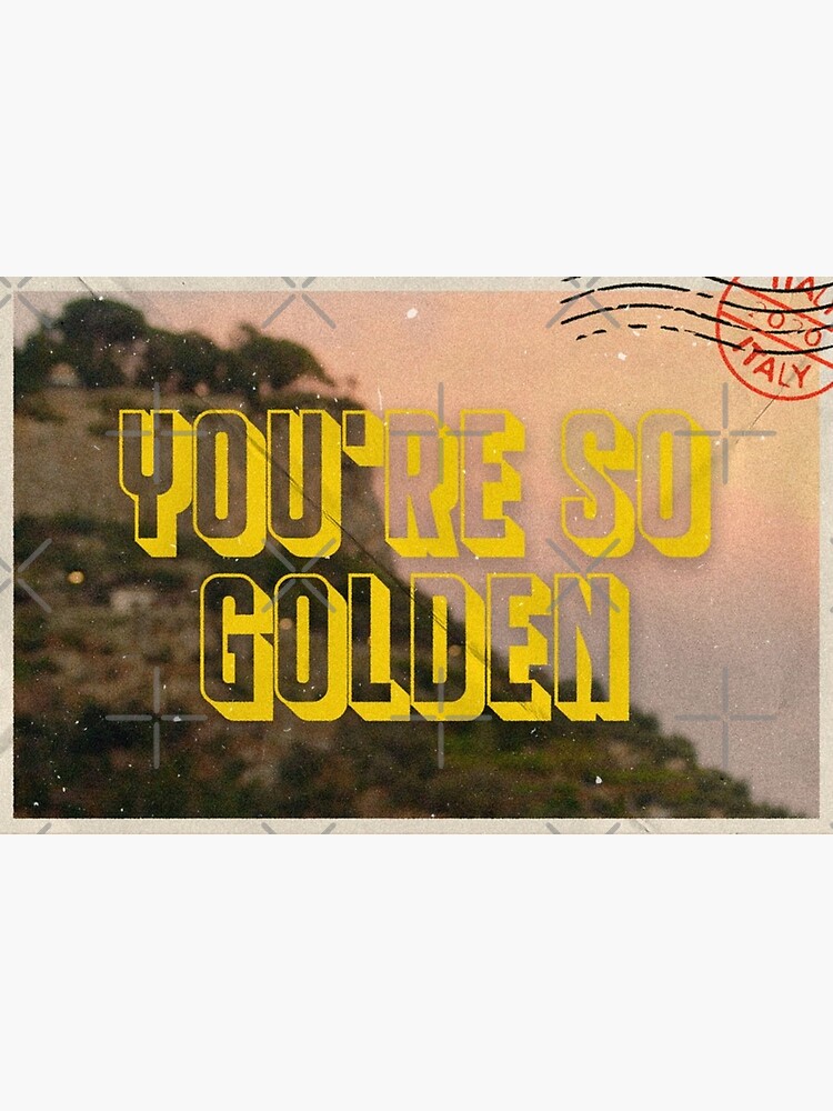 "Harry Styles You're So Golden" Poster for Sale by Zanna7 | Redbubble
