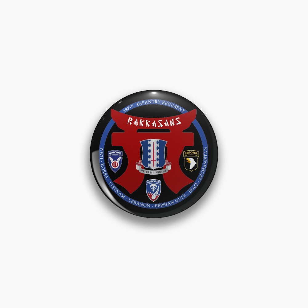 "187th Infantry 3BCT Rakkasans" Sticker for Sale by RedKnights | Redbubble