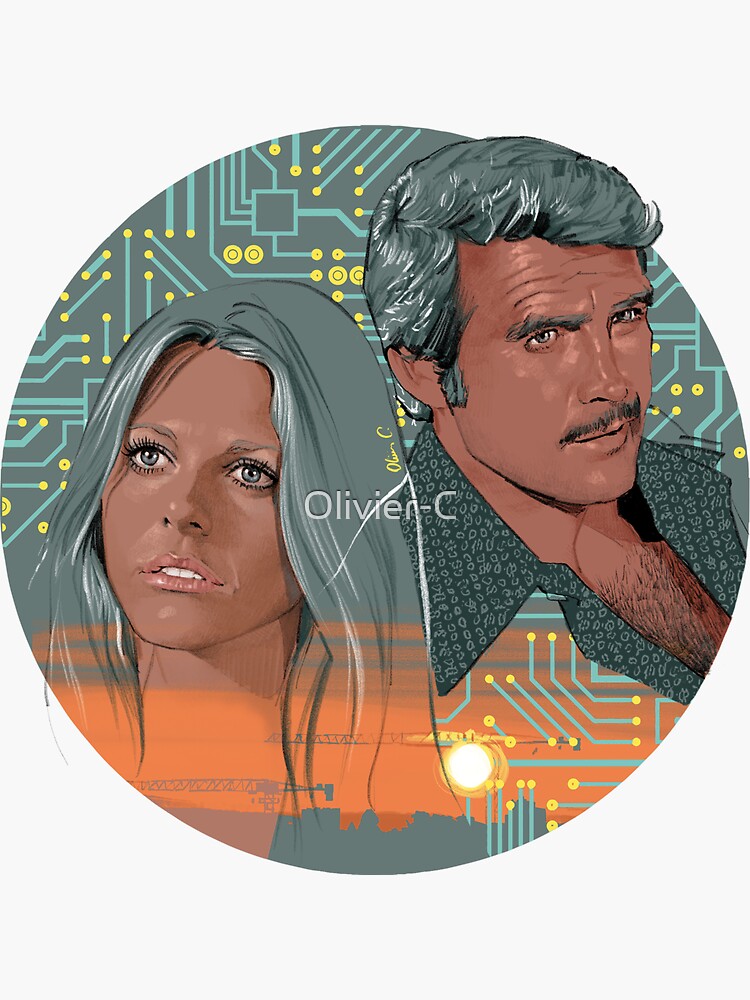 "Steve & Jaime" Sticker by Olivier-C | Redbubble