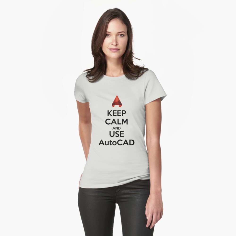 "Keep Calm and use AutoCAD" Essential T-Shirt for Sale by hallimar ...