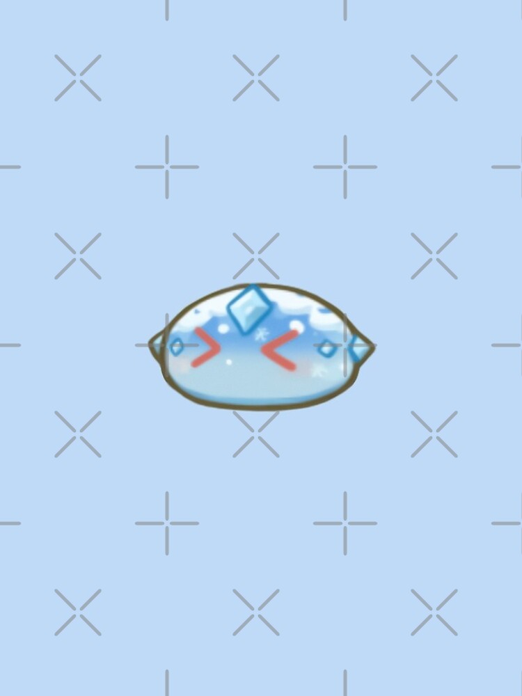 "Cryo Slime | Genshin Impact Sticker "Exposed"" iPhone Case for Sale by ...