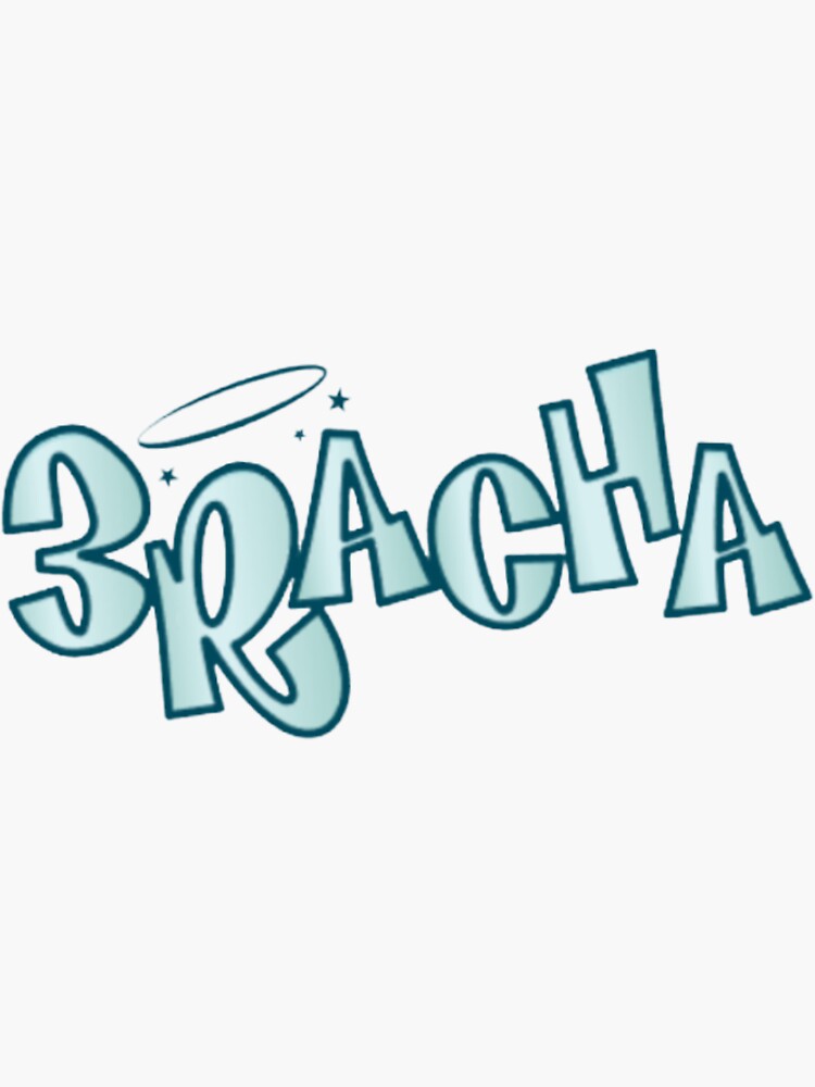 "3racha but it's bratz - aqua with sheen" Sticker for Sale by ...