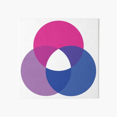 "bisexual color model" Art Board Print by freevisual | Redbubble