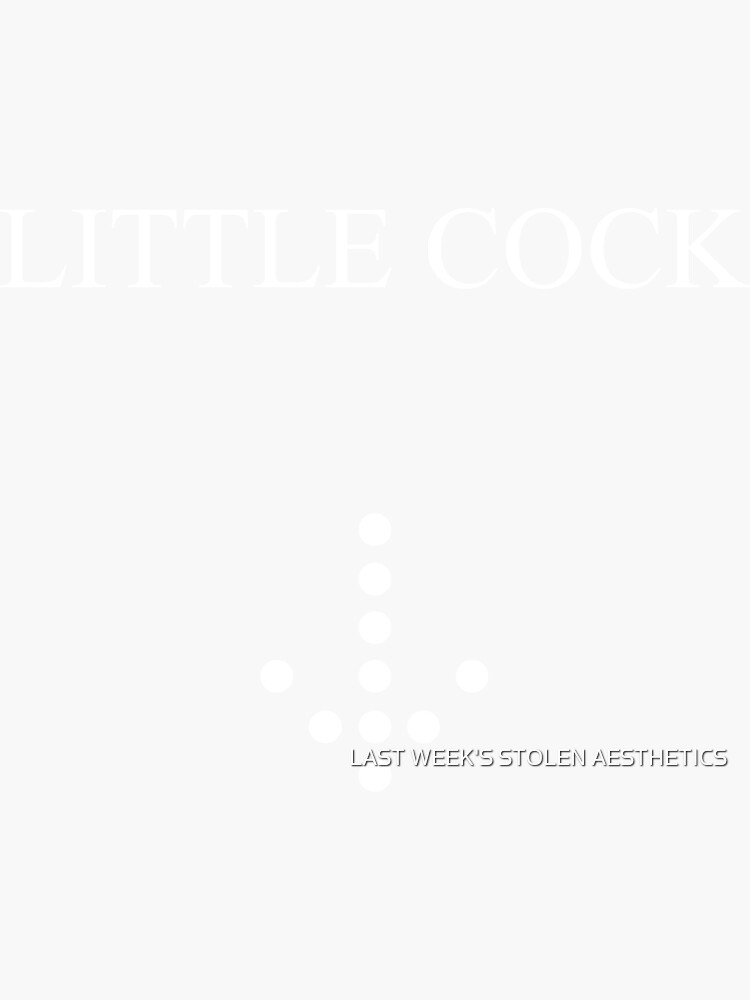 "smol pp energy" Sticker by SRanabhat | Redbubble