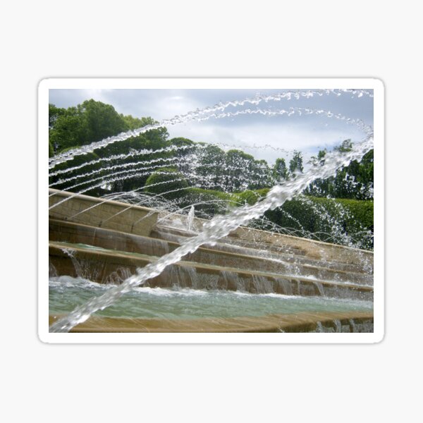 "Alnwick Gardens Water Fountains" Sticker by A-Morrell-Art | Redbubble
