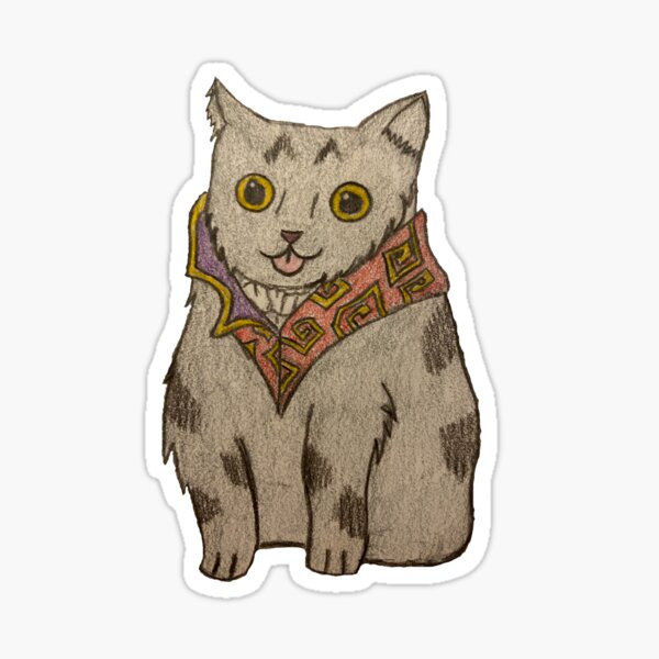 "Blep Skooma Cat" Sticker by Rat-Jester | Redbubble