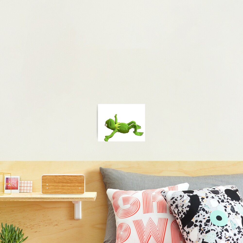 "Kermit Lying Down" Poster for Sale by Martim Mendes | Redbubble