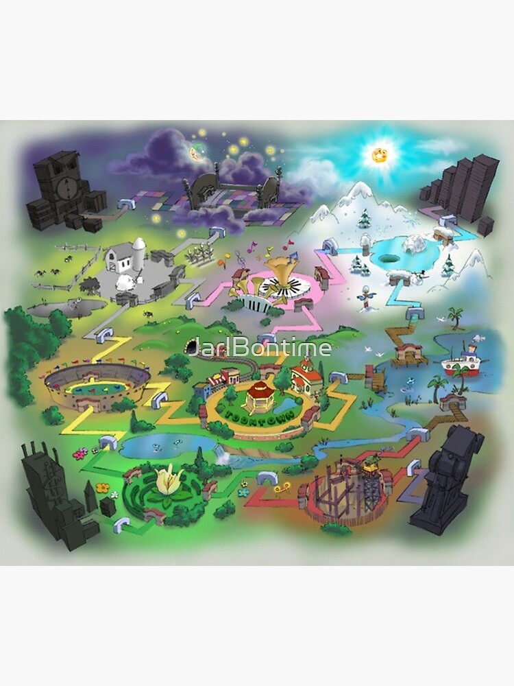 "City of Toon -ToonTown" Poster by JarlBontime | Redbubble