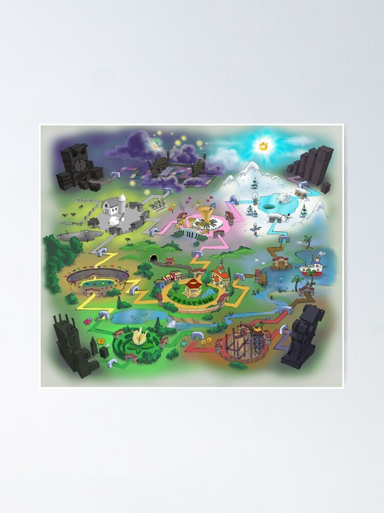 "City of Toon -ToonTown" Poster by JarlBontime | Redbubble