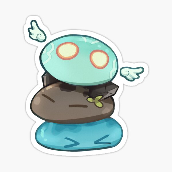 "Anemo/Geo/Hydro Slime | Genshin Impact Stickers "Slime Stack"" Sticker ...