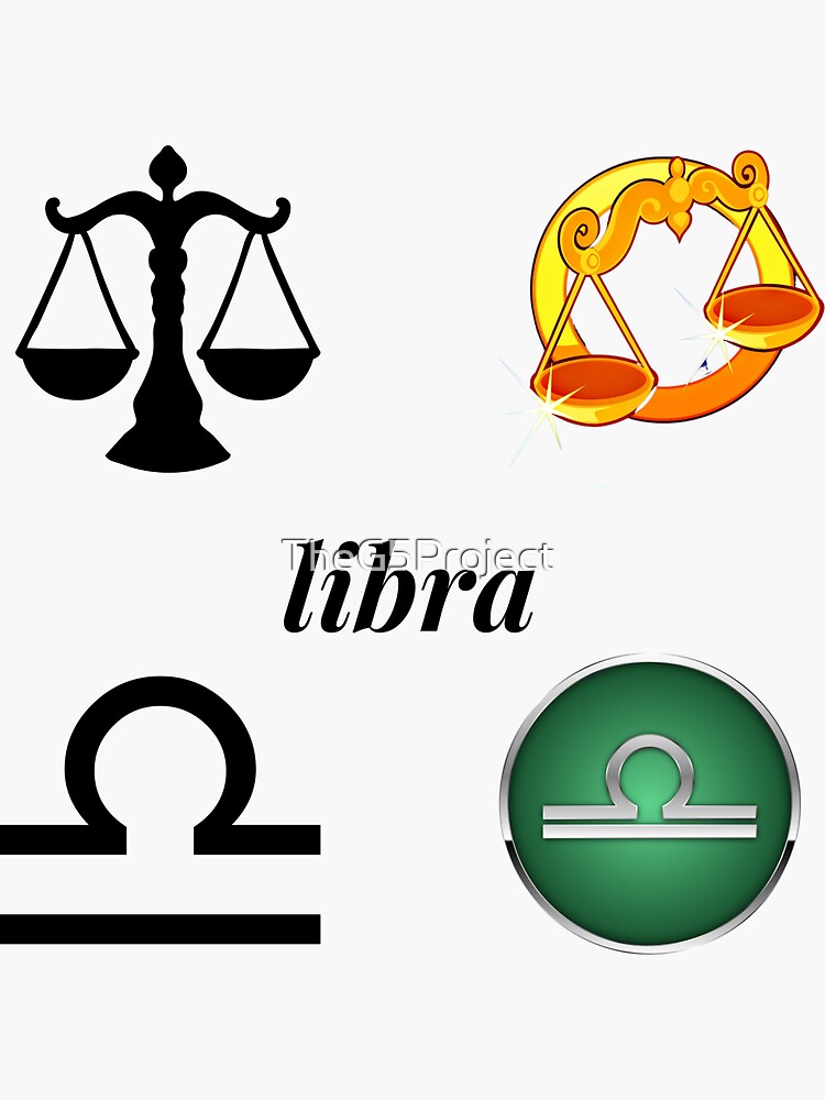"Libra Sticker Pack - Zodiac Collection" Sticker for Sale by ...