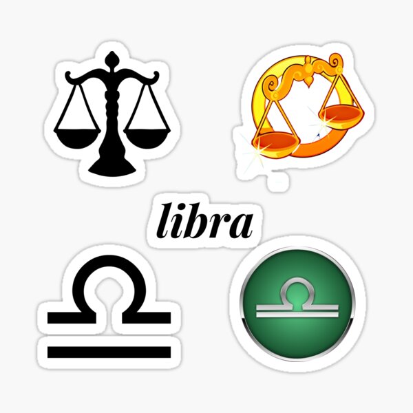 "Libra Sticker Pack - Zodiac Collection" Sticker for Sale by ...