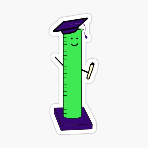 "Graduated Cylinder" Sticker for Sale by antluzzi | Redbubble
