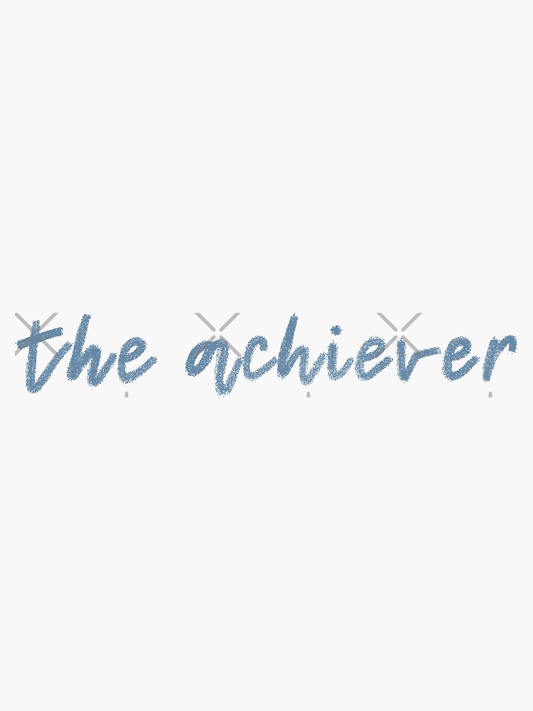 "the achiever enneagram type 3" Sticker by dfwrks | Redbubble
