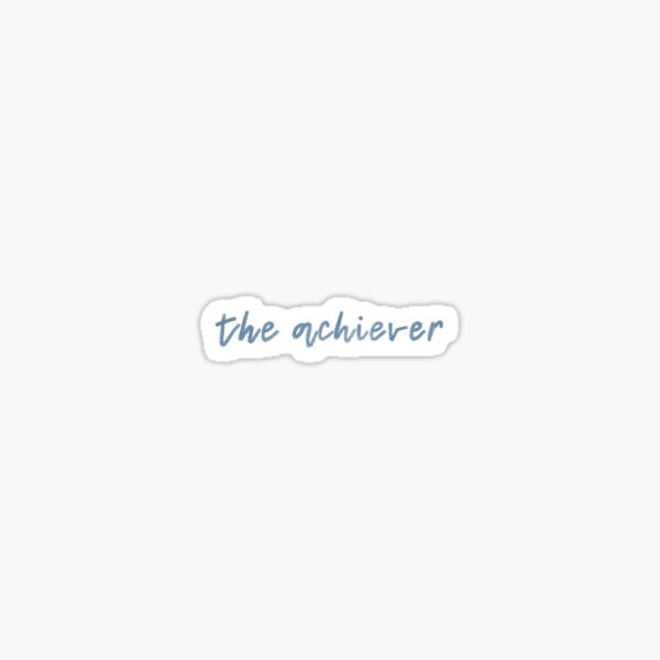 "the achiever enneagram type 3" Sticker for Sale by dfwrks | Redbubble