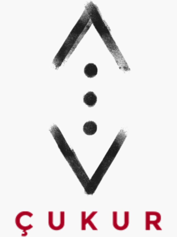 "Çukur" Sticker for Sale by YasmeenHemaya | Redbubble