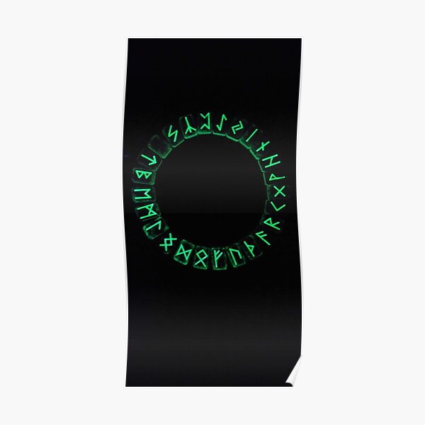 "Rune Magic" Poster for Sale by 0zma | Redbubble
