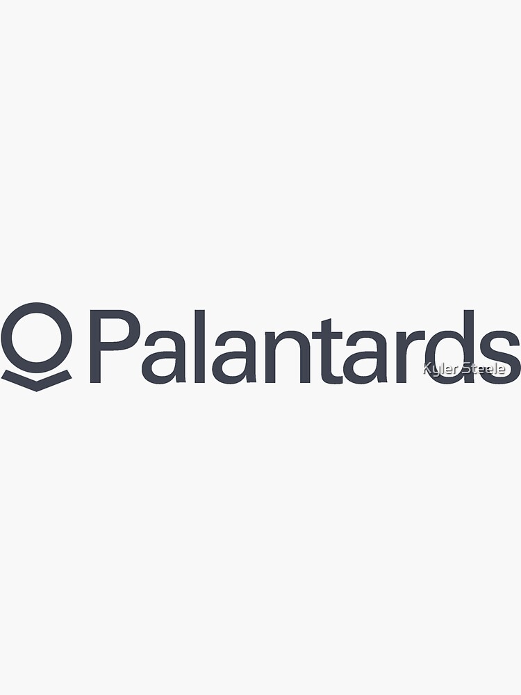 "Palantard PLTR Palantir" Sticker by KRSSelling | Redbubble