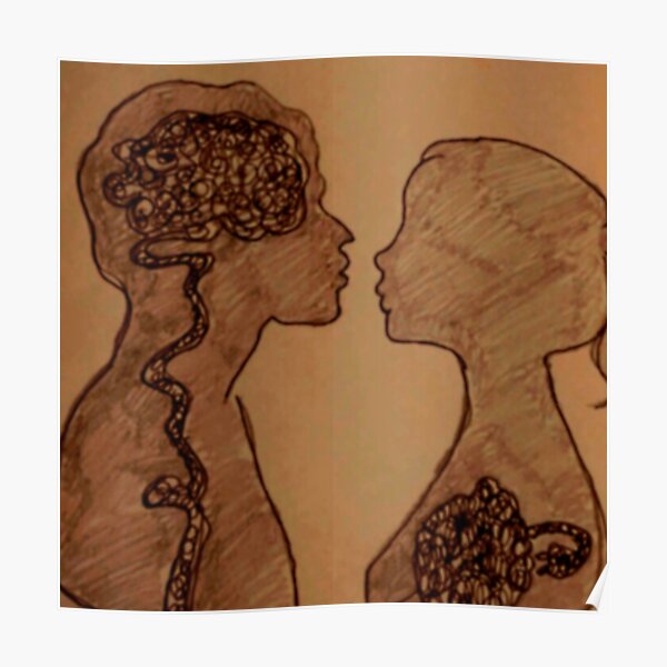 "The Connection of Love" Poster for Sale by elmoood | Redbubble