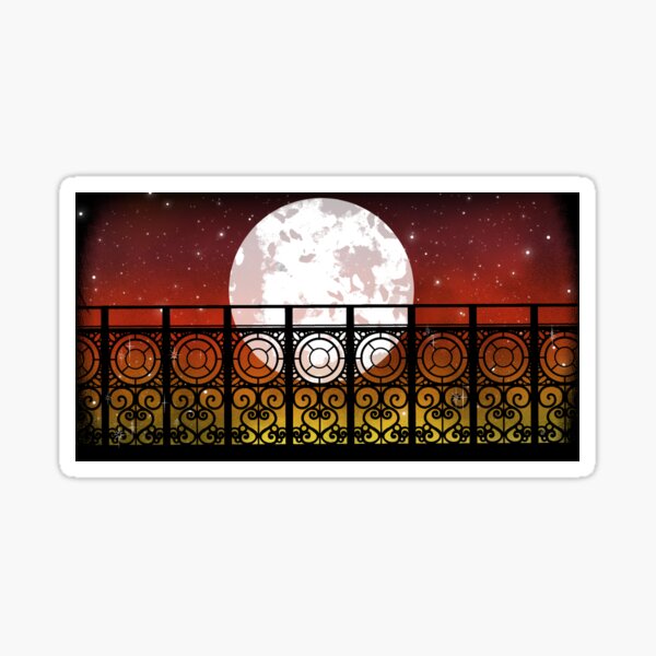 "Elegant Moonlight" Sticker for Sale by caligprints | Redbubble