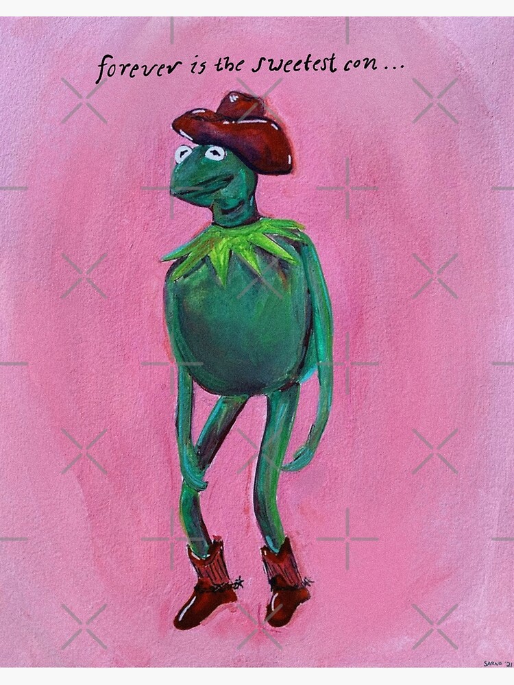 "Kermit Cowboy Like Me" Art Print for Sale by her-mind | Redbubble