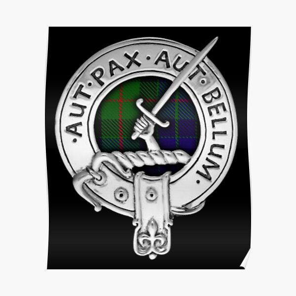 "Clan Gunn Crest & Tartan" Poster for Sale by taylors8 | Redbubble