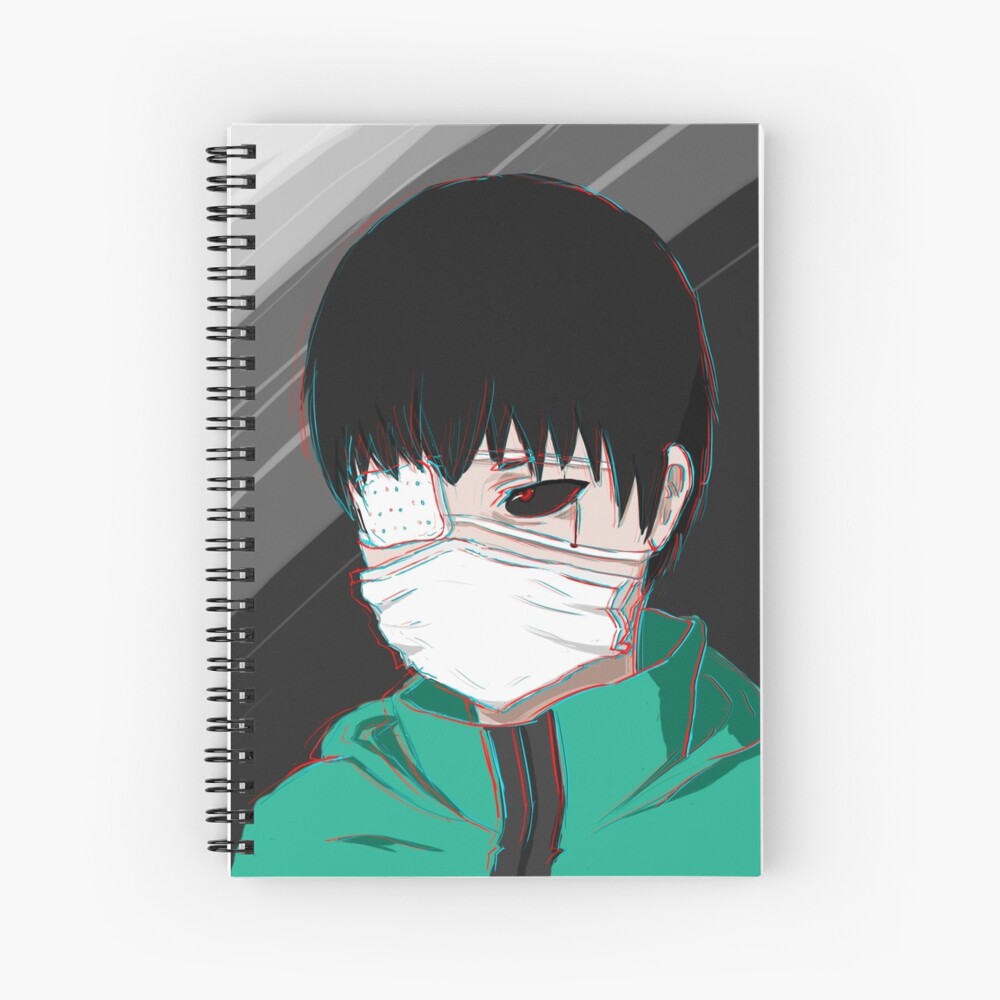 "Kaneki Ken" Spiral Notebook for Sale by shouyousunshine | Redbubble