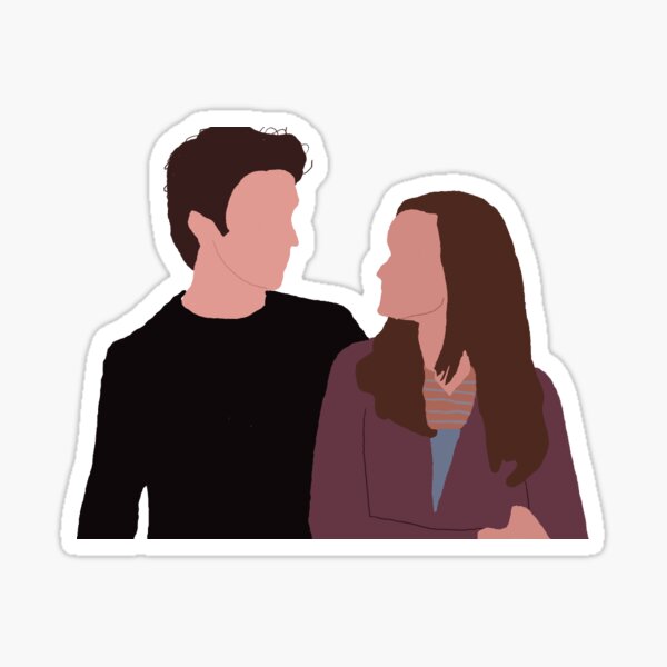 "Rory and Jess" Sticker for Sale by smarie77 | Redbubble