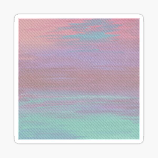 "Carbon Fiber Sunset wash - Double exposure" Sticker by Ordinaryminds ...