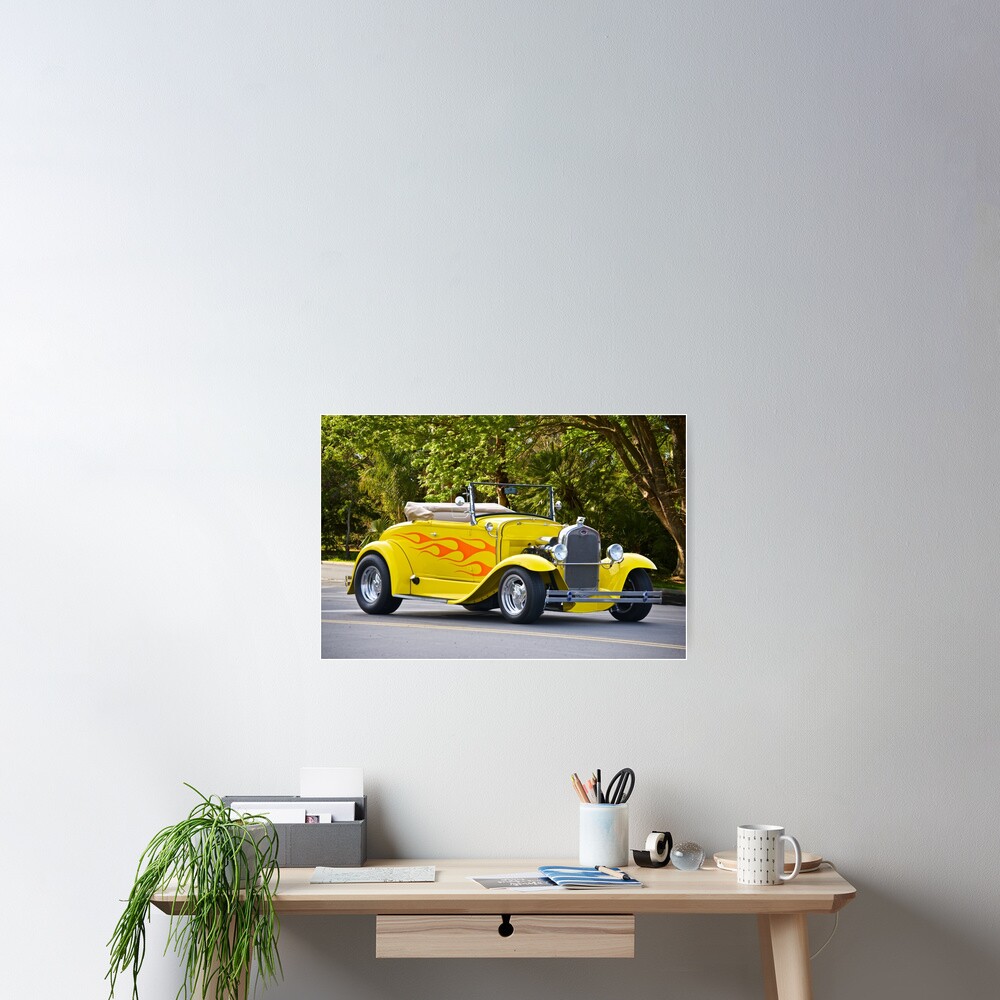 "1930 Ford Model A Roadster" Poster for Sale by DaveKoontz | Redbubble