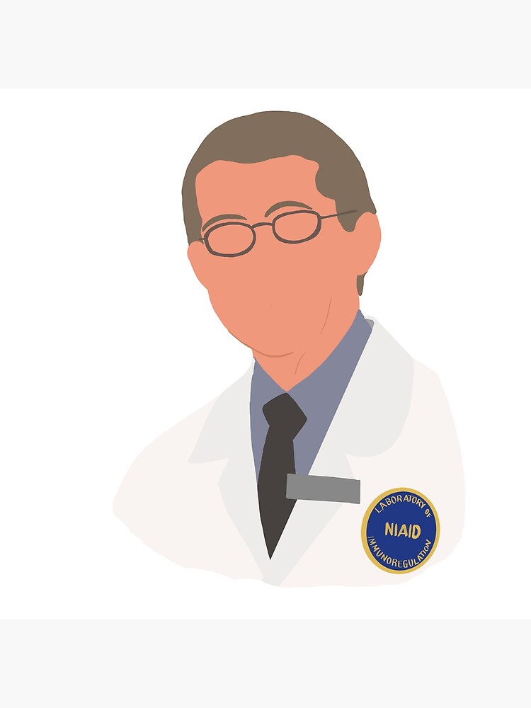 "Dr. Fauci Portrait" Poster by GrellenDraws | Redbubble
