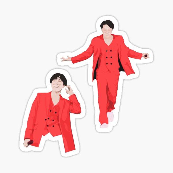"J Hope Stickers" Sticker for Sale by themiladias | Redbubble