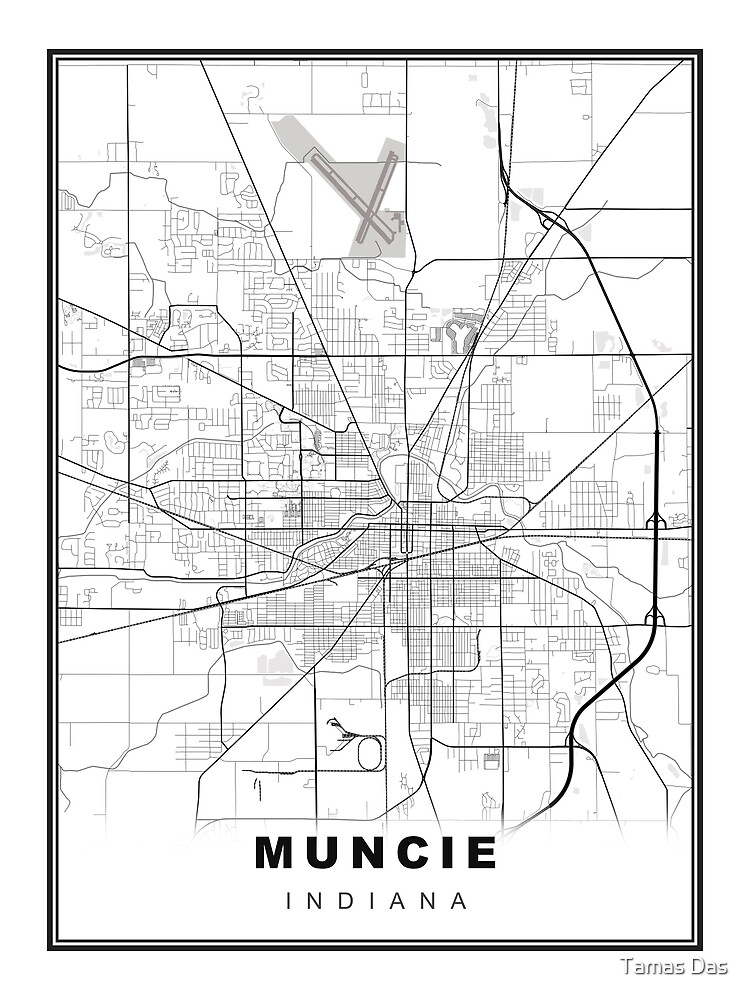 Muncie Indiana Map