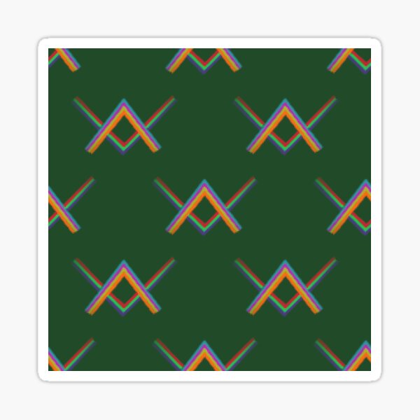 "Angles In Color" Sticker for Sale by PrinceznaV | Redbubble