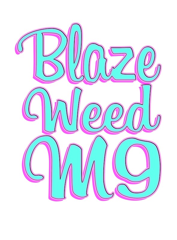 "Blaze Weed M9" by Exourdusion | Redbubble