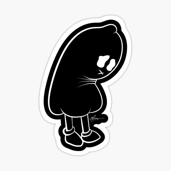 "Sad Ghost" Sticker by AmeliaAsciutto | Redbubble