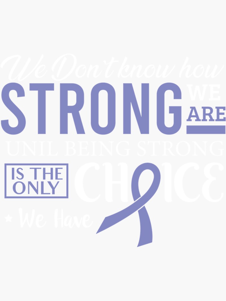 "Esophageal Cancer Awareness Fight Cancer Ribbon" Sticker by ...