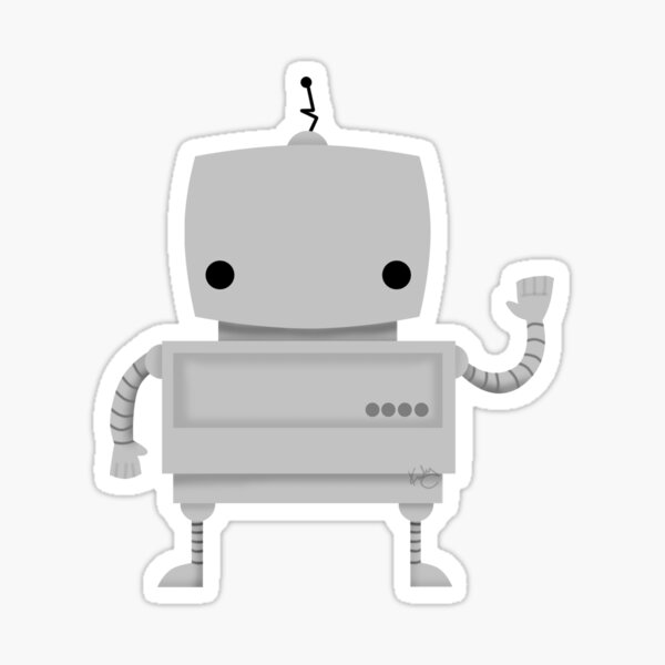 "Mr. Roobot" Sticker by kikikent | Redbubble