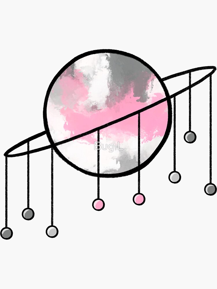 "Subtle Pride Planet" Sticker for Sale by shezzaart | Redbubble