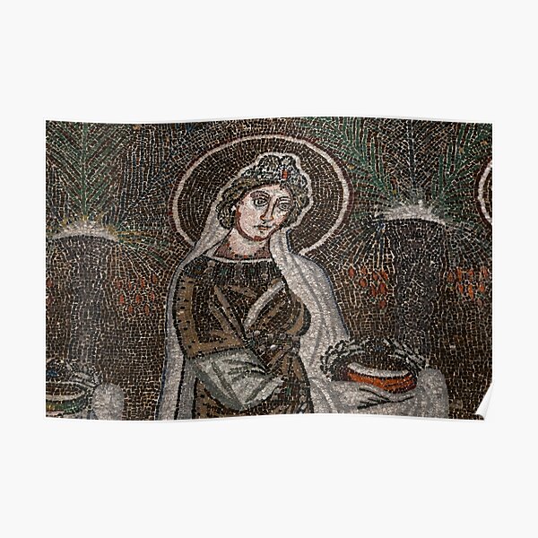 "The face of an early Christian saint" Poster for Sale by TerenceKerr ...