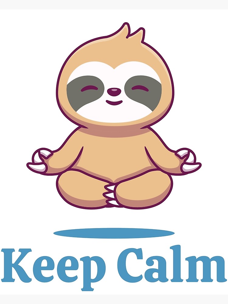 Stay Calm Cartoon